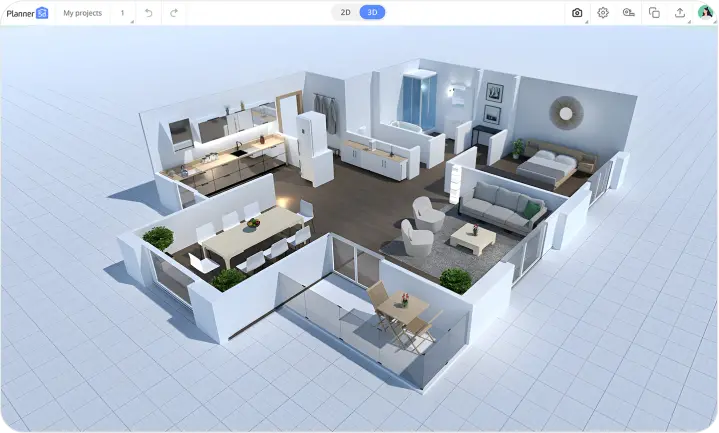 Create your dream home now @Planner5d