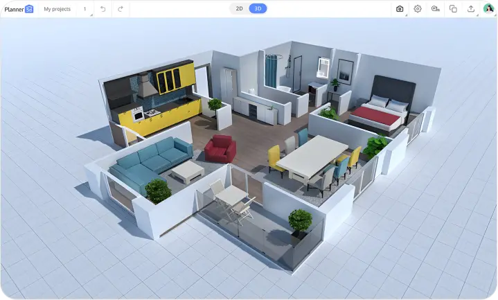 Create your dream home now @Planner5d